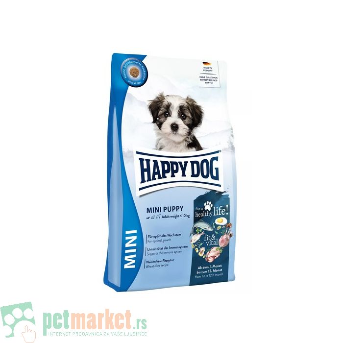 Happy Dog Fit&Vital: Hrana za štence Mini Puppy