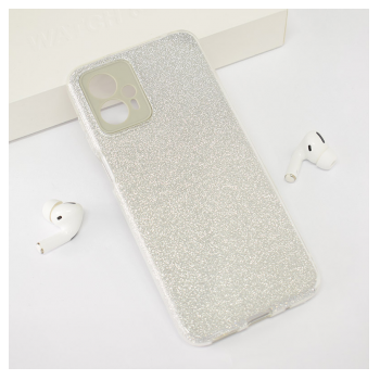 Maska Crystal Dust za Motorola Moto G13 srebna