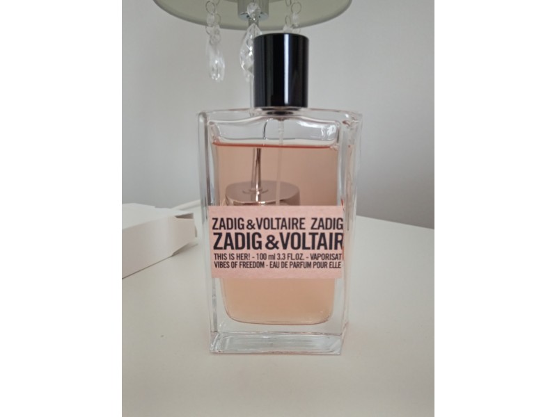 Z&V This is her vibes of freedom edp dekant 5/10