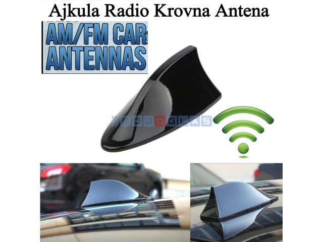 Ajkula Shark Krovna Auto Radio FM Antena