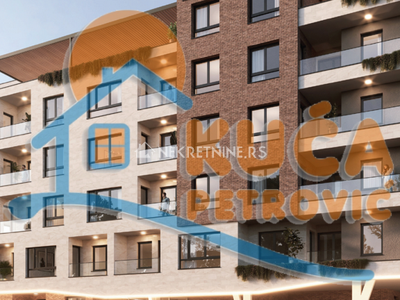 Prelep i jedinstven penthouse u izgradnji kod Čaira, 125m2+60m2 terase