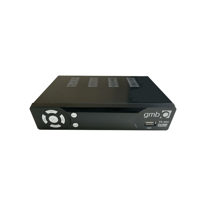 GEMBIRD Set Top Box GMB-T2-404 DVB-1 i DVB-T2, HDMI, Scart, USB, RF, Crna