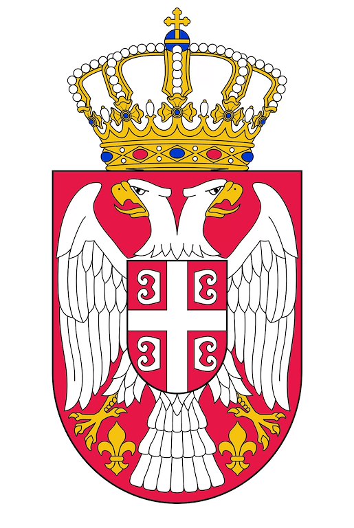 Mali grb Republike Srbije Nalepnica A3