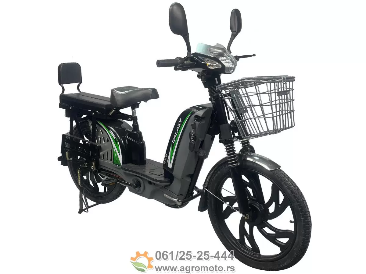 Električni bicikl CAMPER 250W 48V 12Ah crn