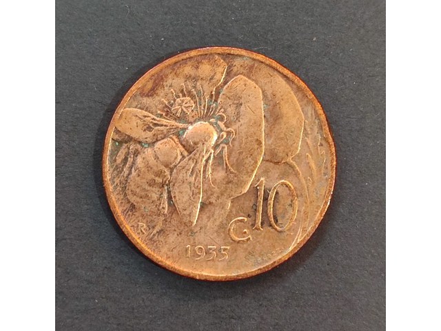 Italy 10 CENTESIMI 1935