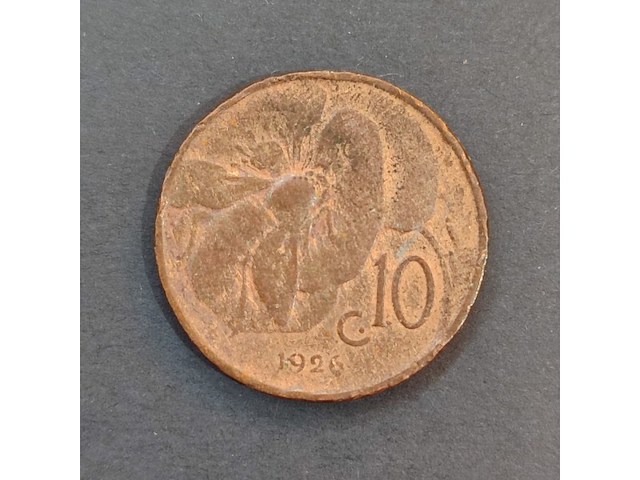 Italy 10 CENTESIMI 1926