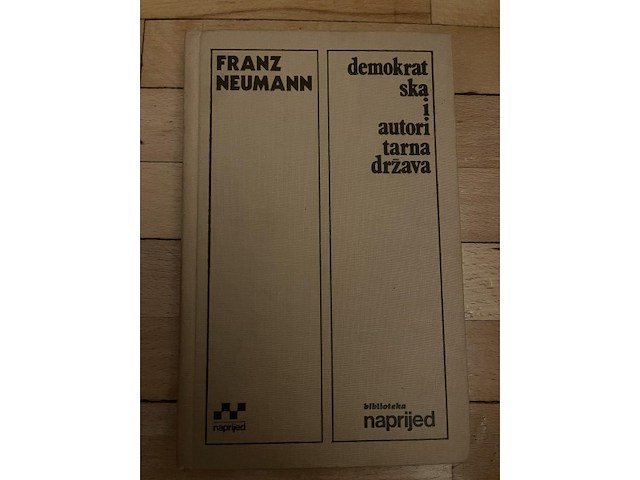 Demokratska i autoritarna država - Franz Neumann