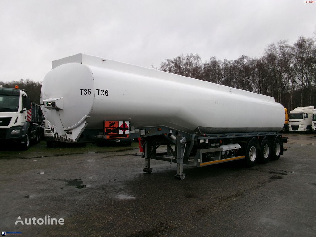 Crane Fruehauf Fuel tank alu 39 m3 / 1 comp + pump cisterna za goriva i maziva