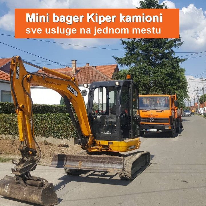 Gradite uz našu pomoć! Mini Bager Kiper Kamioni Beograd 063/8346-633