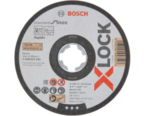 BOSCH BOSCH X-LOCK SFINOX REZNA PLOCA 125-1