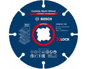 BOSCH BOSCH EXPERT CARBIDE MULTI WHEEL 125MM X-LOCK