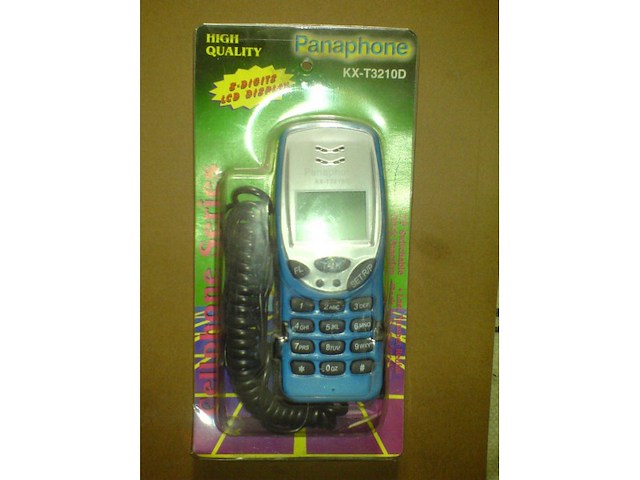 Fiksni žičani telefon, u obliku mobilnog telefona