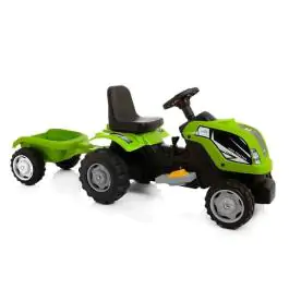Traktor za decu sa prikolicom na akumulator 298 zeleni