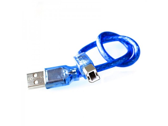 Kabl USB2.0 A M-USB2.0 B M 0.3m plavi