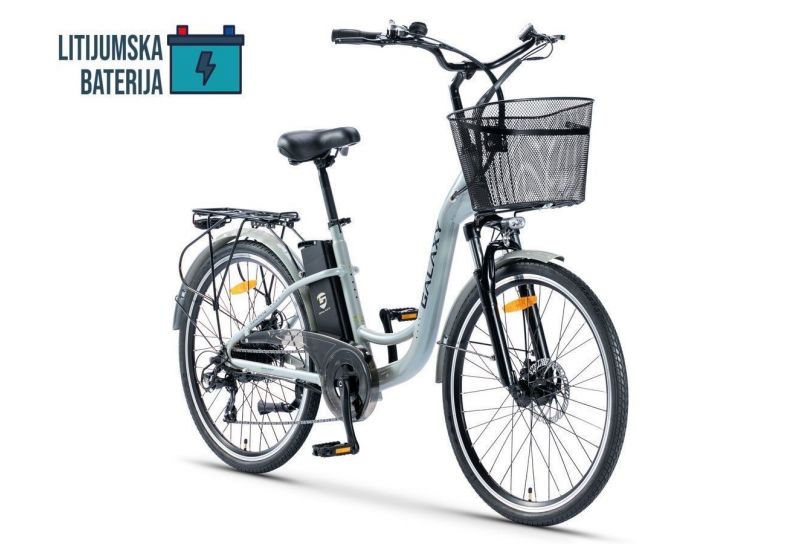 Električni bicikl 26" VALENCIA (250W 36V/10.4Ah lithium) pesak