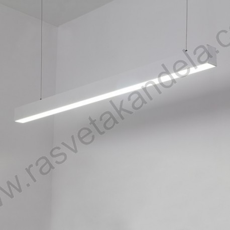 LED visilica/plafonska lampa dužine 120cm OFFICE M109051 24W 4000K bela