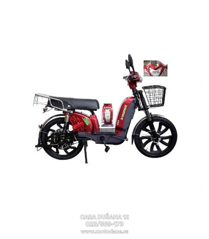Električni bicikl pro 22 crveni