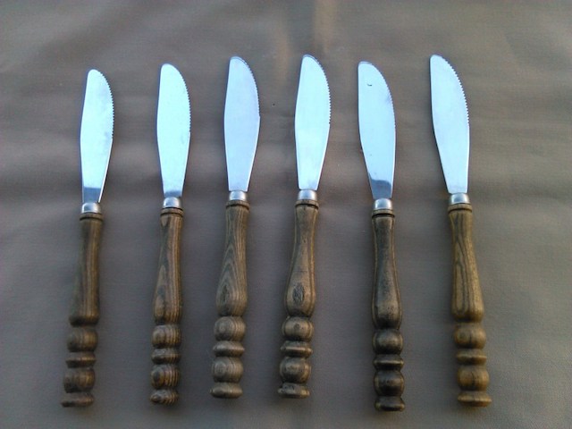Vintage 6 noža za ručavanje od rostfraja