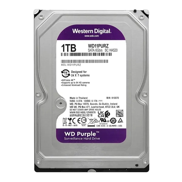 Hard disk WD Purple WD11PURZ 1TB SATA3