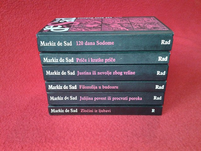 Markiz de Sad - Izabrana dela 1-6