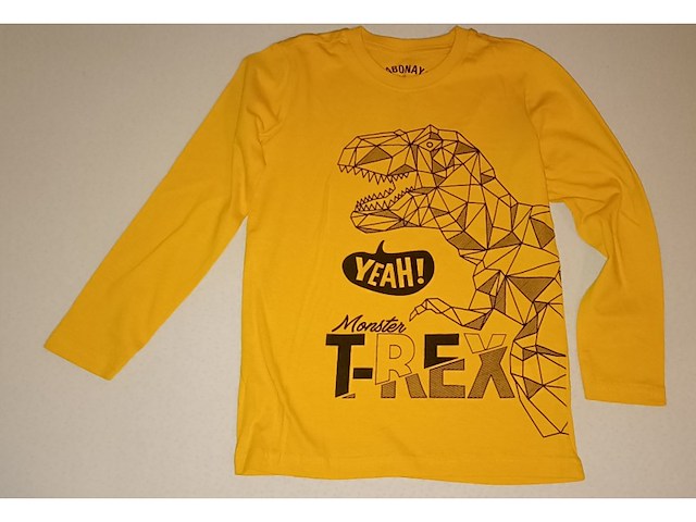 Žuta majica T Rex NOVO ETIKETA