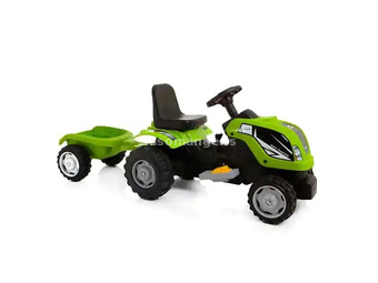 Traktor za decu sa prikolicom na akumulator 298 zeleni