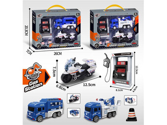 Policijski set - kamion i motor ( 021806 )