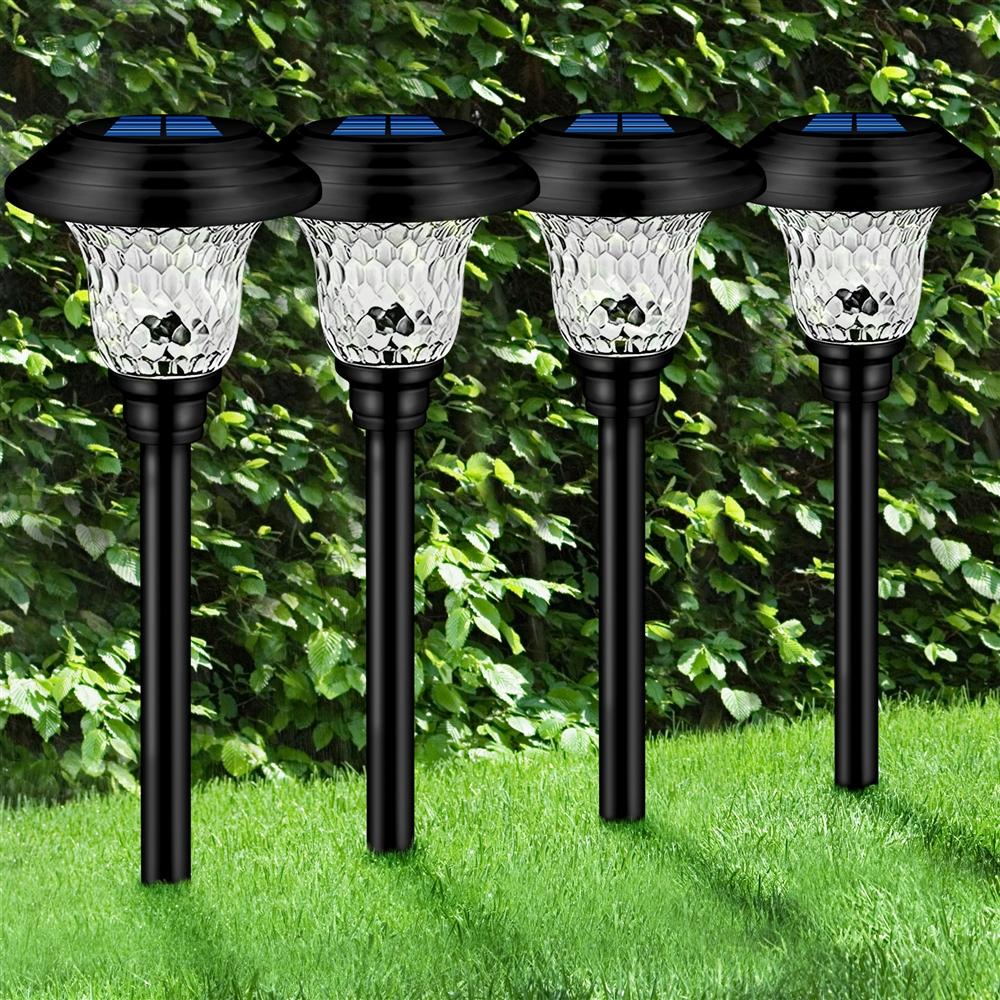 Solarne LED baštenske lampe sa pejzažnim svetlom – Set 4 lampe