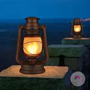 Retro fenjer sa LED svetlom – Dualno osvetljenje