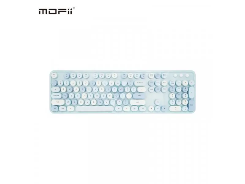 MOFII Bežični sweet retro set tastatura i miš, Plavi