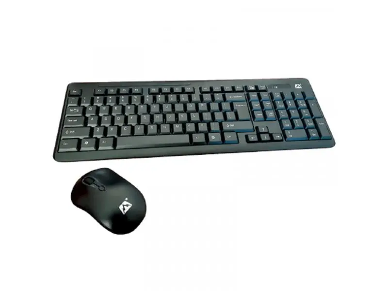 JETION JTDKB072 Bežični set tastatura i miš, US, Crni