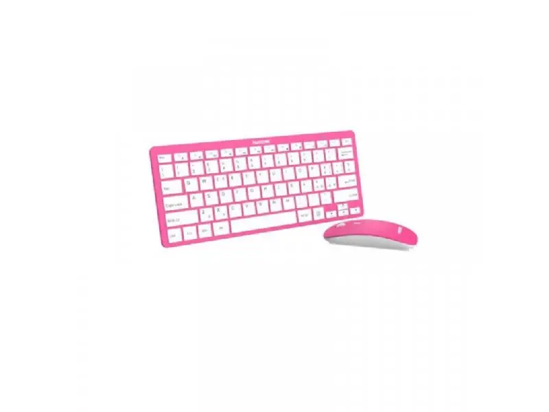 PANTONE IT COLLECTION Tastatura + Miš, Bežični, Domet 10m, Roze