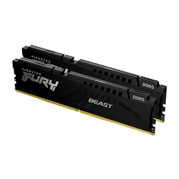 RAM DIMM DDR5 Kingston Fury Beast 64GB (2×32) 5600MHz KF556C40BBK2-64