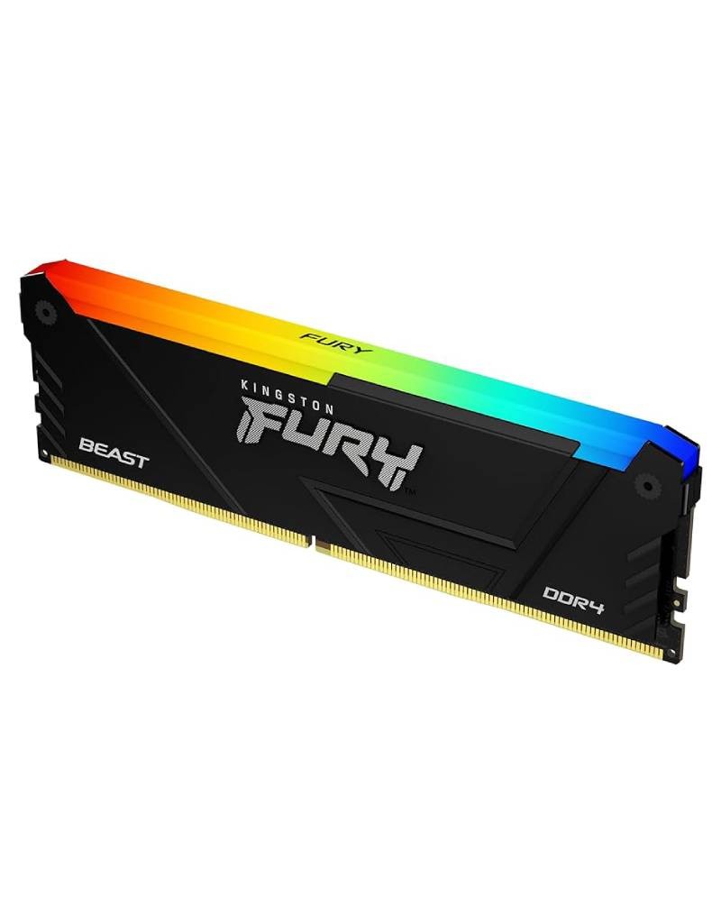 KINGSTON DIMM DDR4 8GB 3200MT/s KF432C16BB2A/8 Fury Beast RGB Black