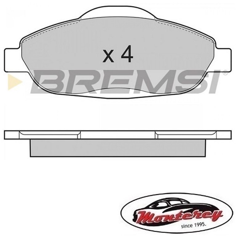 Kocione plocice prednje Peugeot 308 07-/3008 '09-/5008 '09-