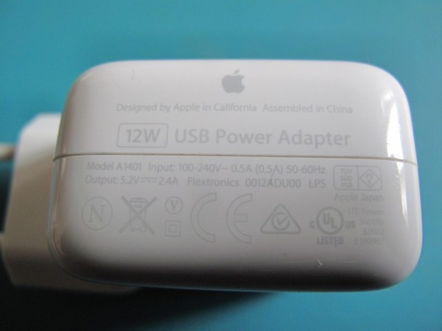 Apple A1401 punjač 5.2V 2.4A za iPad, iPod ili iPhone
