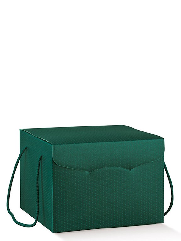 Kutija Kartonska sa kanapom Zelena Tufne manja-38747