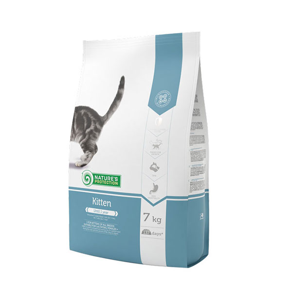 Hrana za mačiće Piletina Ćuretina Kril račići 400gr Kitten Natures Protection NP702101