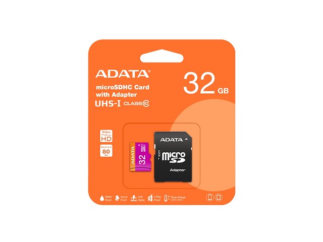 Memorijska kartica 32GB AData sa adapterom