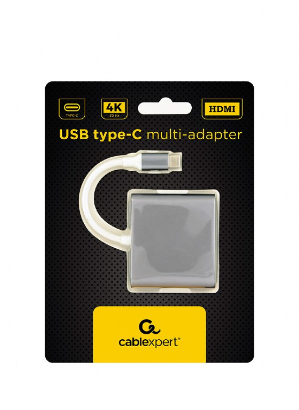 USB type-C multi-adapter, Space Grey ( A-CM-HDMIF-02-SG )