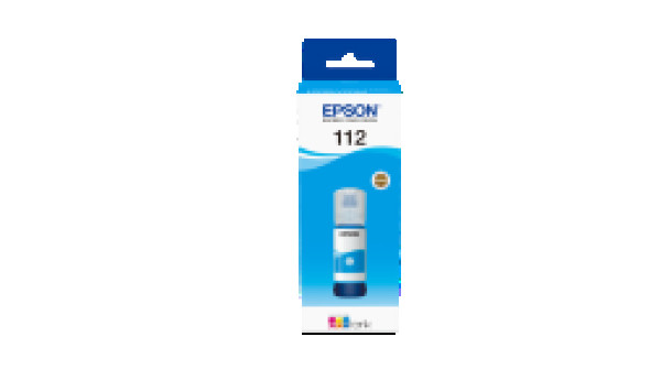 112 EcoTank Pigment Cyan ink bottle ( C13T06C24A )