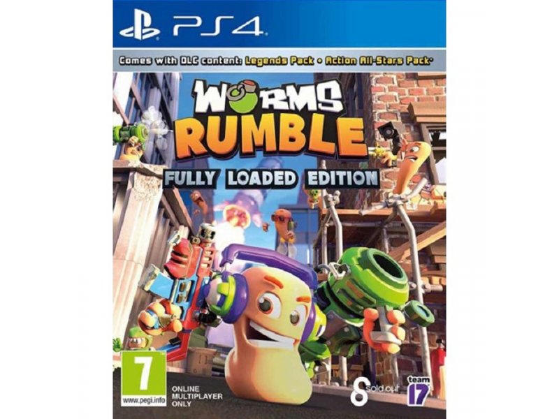 SONY SOLDOUT SALES & MARKETING PS4 WORMS RUMBLE – FULLY LOADED EDITION