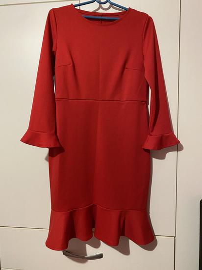 Karmin crvena haljina 36/38 SADA 500