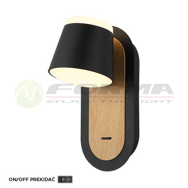 LED zidna lampa F2077-8Z BK