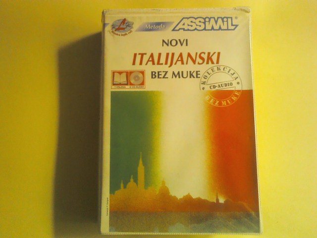 ASSIMIL, novi italijanski bez muke (knjiga+četiri CD-a)