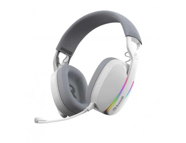 Marvo HG9086W WH RGB bežične gejmerske slušalice bele