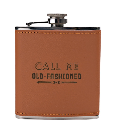 Pljoska - HM, Call me Old Fashioned, 6oz, Brown