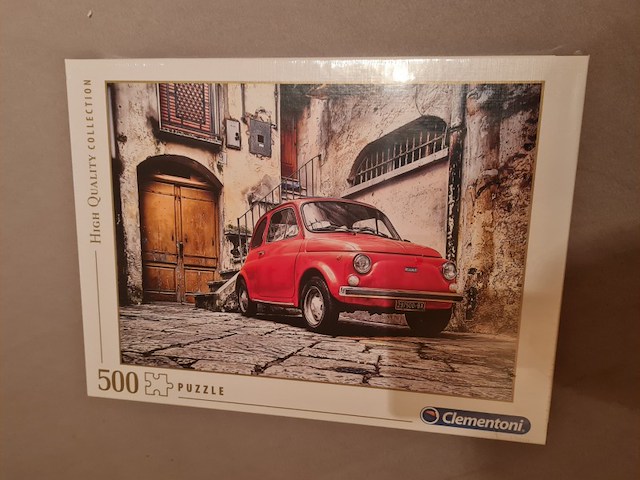 Clementoni Puzzla Fiat 500 NOVO