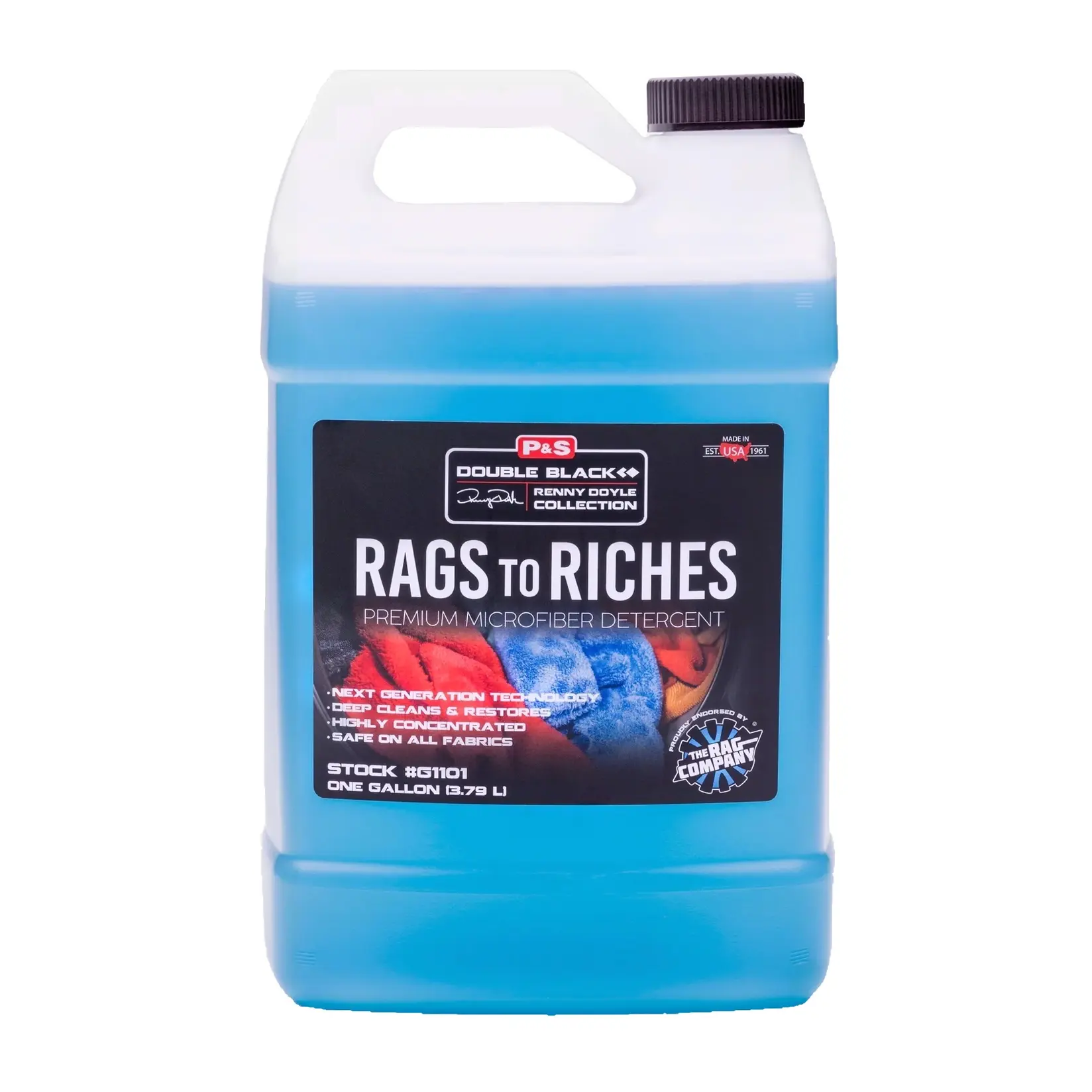 P&S Rags To Riches Sredstvo za pranje mikrofiber krpa i peškira, 3790ml
