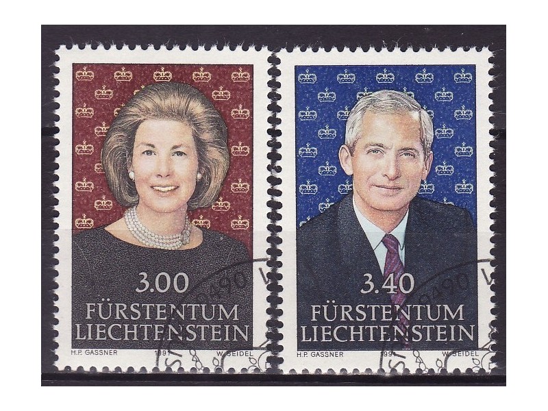 Lihtenštajn - Hans-Adam i Marija 1991.